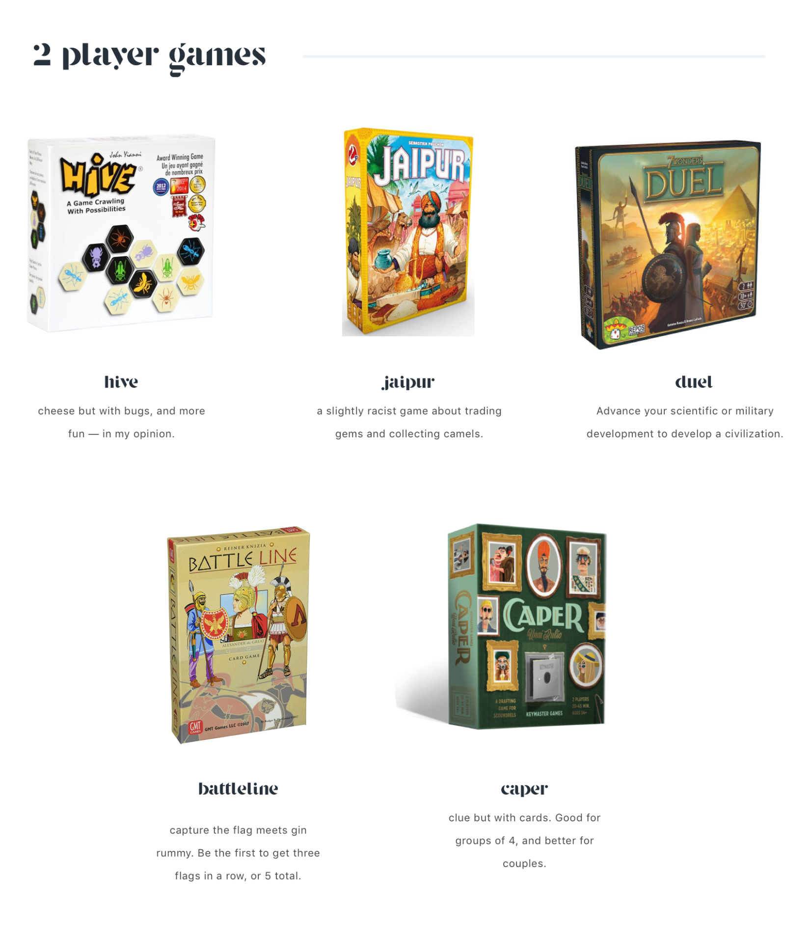 The Best 2 Player Board Games – aheli wanders